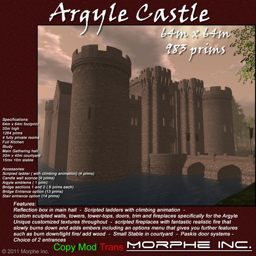 Second Life Marketplace - Argyle Castle Package